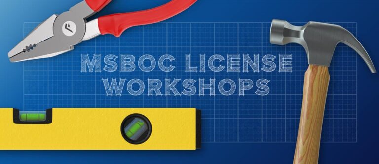 License Workshops - MSBOC